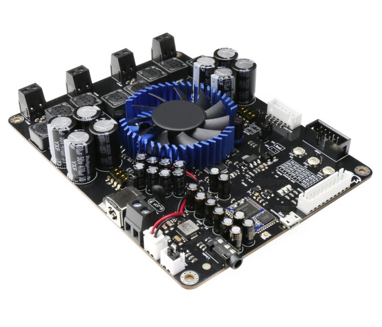 4 x 100W Bluetooth 5.0 Multipoint + DSP Audio Amplifier Board – TSA8804 ...