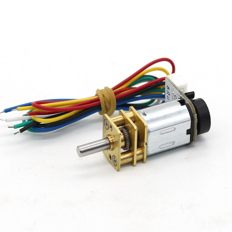 High Quality Materials 12mm Encoder Motor with 6V 39RPM 1:380 Ratio ...
