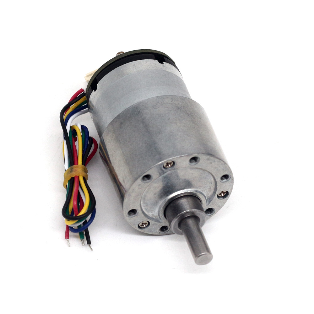 Encoder Reduction Motor JGB37-520B 12V DC Deceleration Motor 12V 66RPM ...