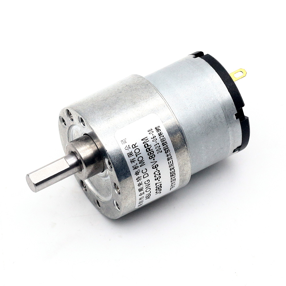 37mm Brushed Motor Micro DC Deceleration Motor JGB37-520 12V 45RPM 1: ...