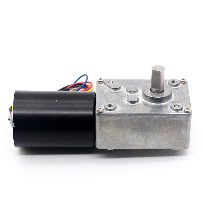 DC Gear Motor 24v Low Noise DC Gearbox Motor A58-3650 Brushless Worm ...