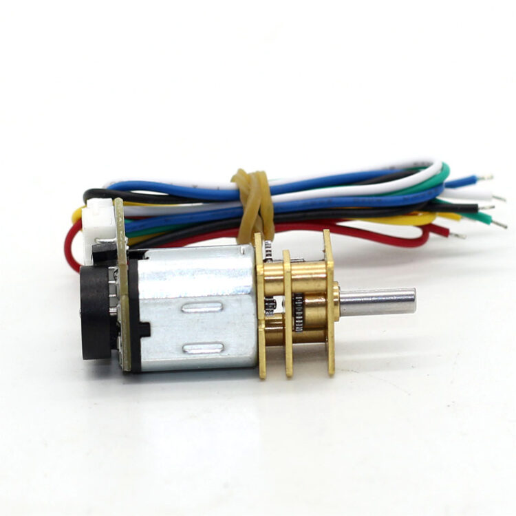 High Quality Materials 12mm Encoder Motor with 6V 71RPM 1:210 Ratio ...