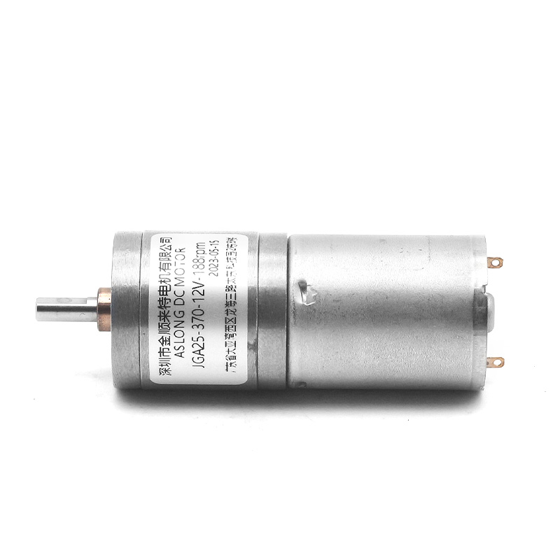 25mm Smart Robot Small Motor 370 Micro DC Reduction Motor 24V 22RPM 1: ...