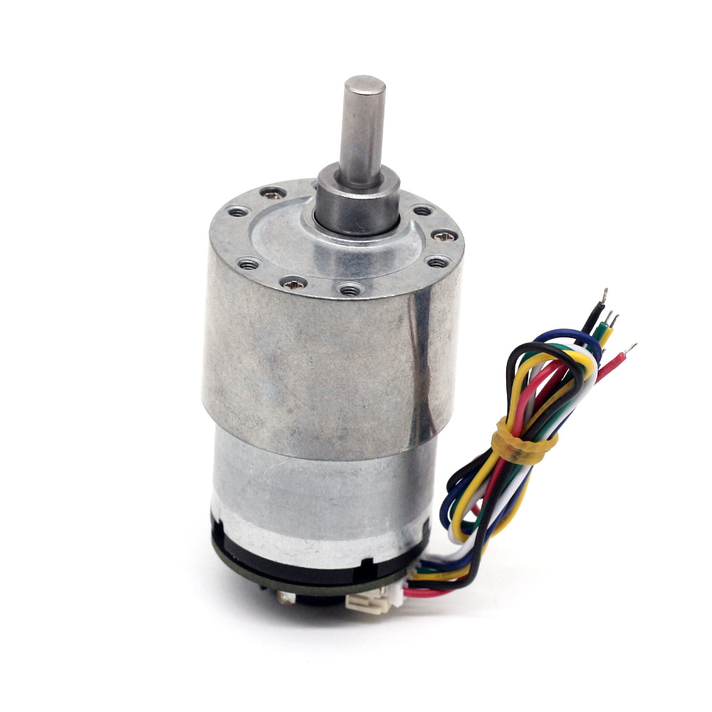 Encoder Reduction Motor JGB37-520B 12V DC Deceleration Motor 12V 66RPM ...