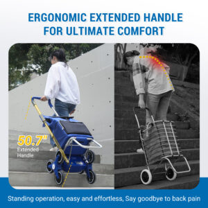 Motorized Stair Climbing Shopping Cart – ZW030 – Oz Robotics