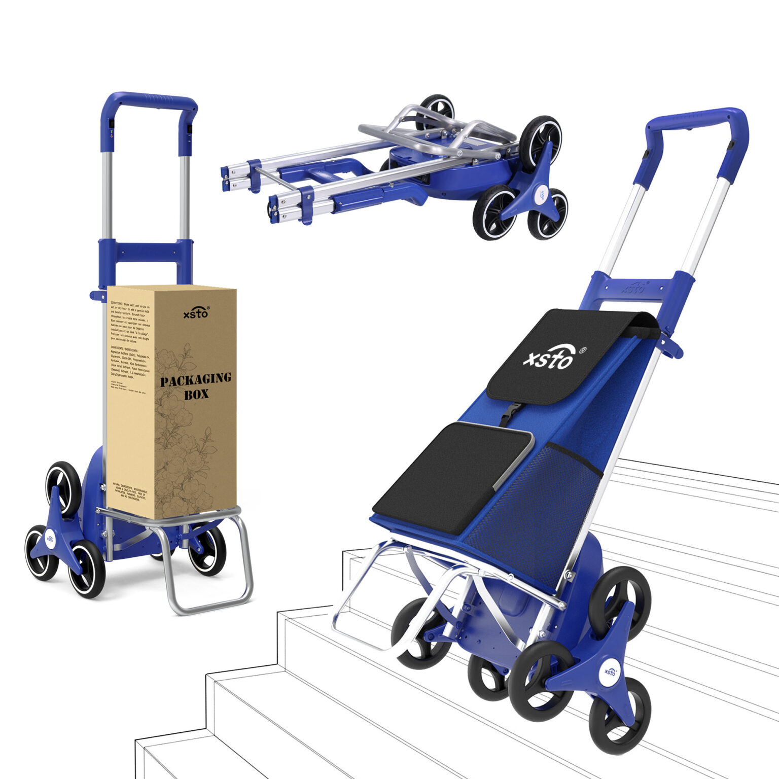 Motorized Stair Climbing Shopping Cart – ZW030 – Oz Robotics