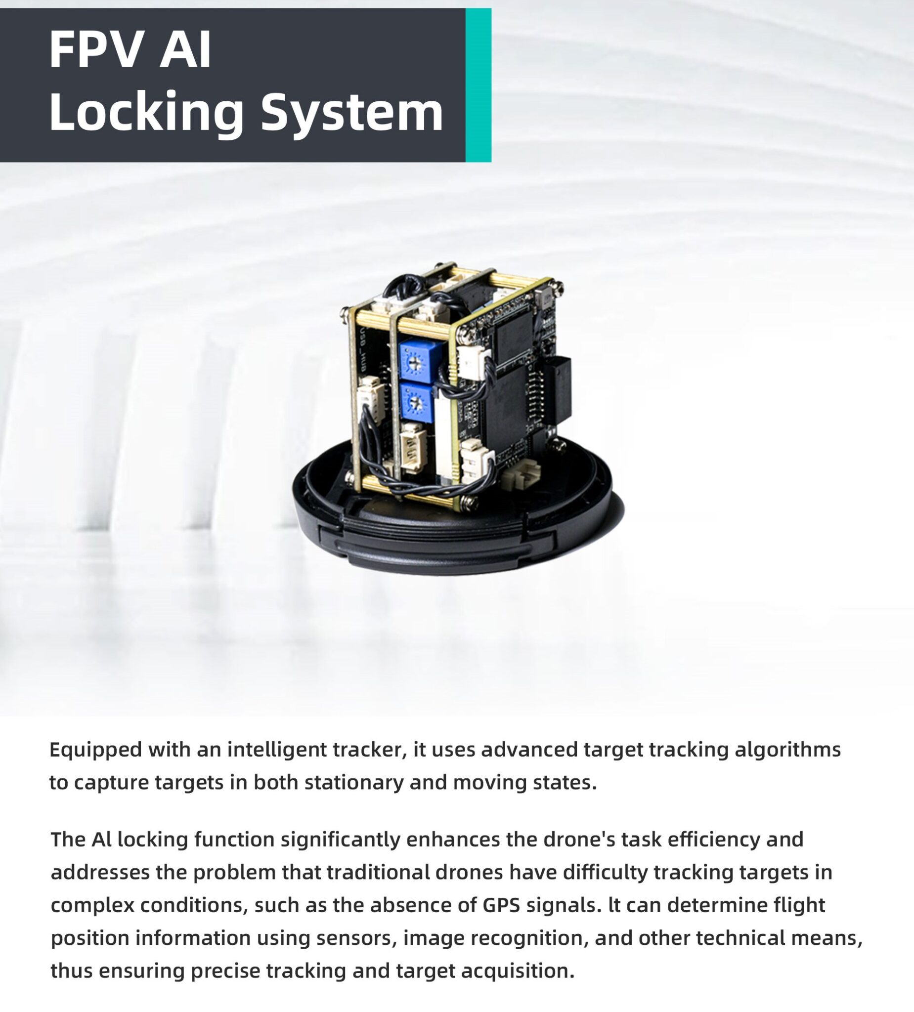 Smart AI Following and Locking System for FPV Drones – Oz Robotics