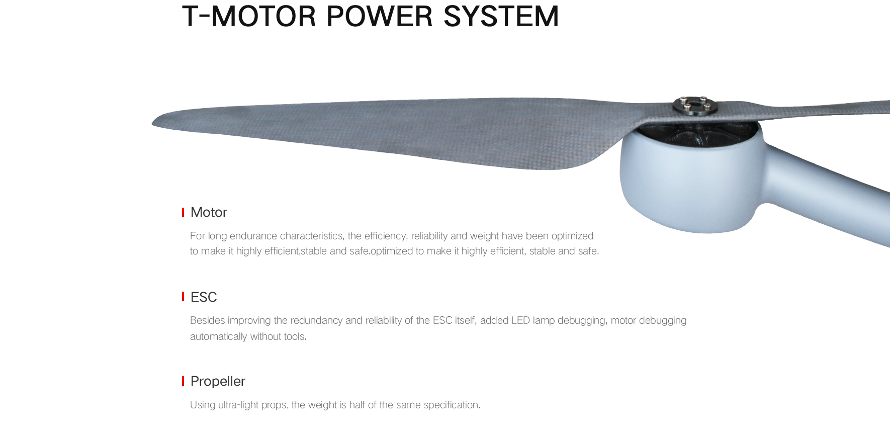 T-DRONES M1500 Hexacopter with Max.15kg Payload Heavy Lift UAV – Oz ...