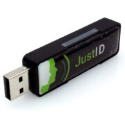 JustID USB Dongle Reader: 13.56 MHz NFC RFID Smart Card UID Reader ...