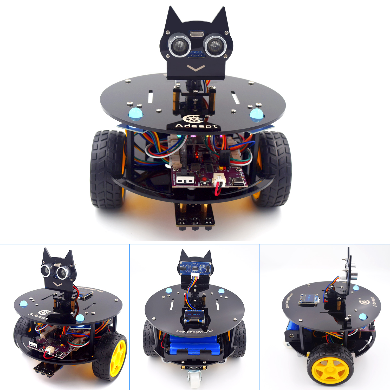 Adeept Smart Car Kit compatible with Arduino IDE – Oz Robotics