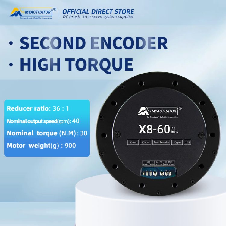 MyActuator RMD-X8 S2 V3 Brushless DC Servo Motor with Large Torque 25N ...