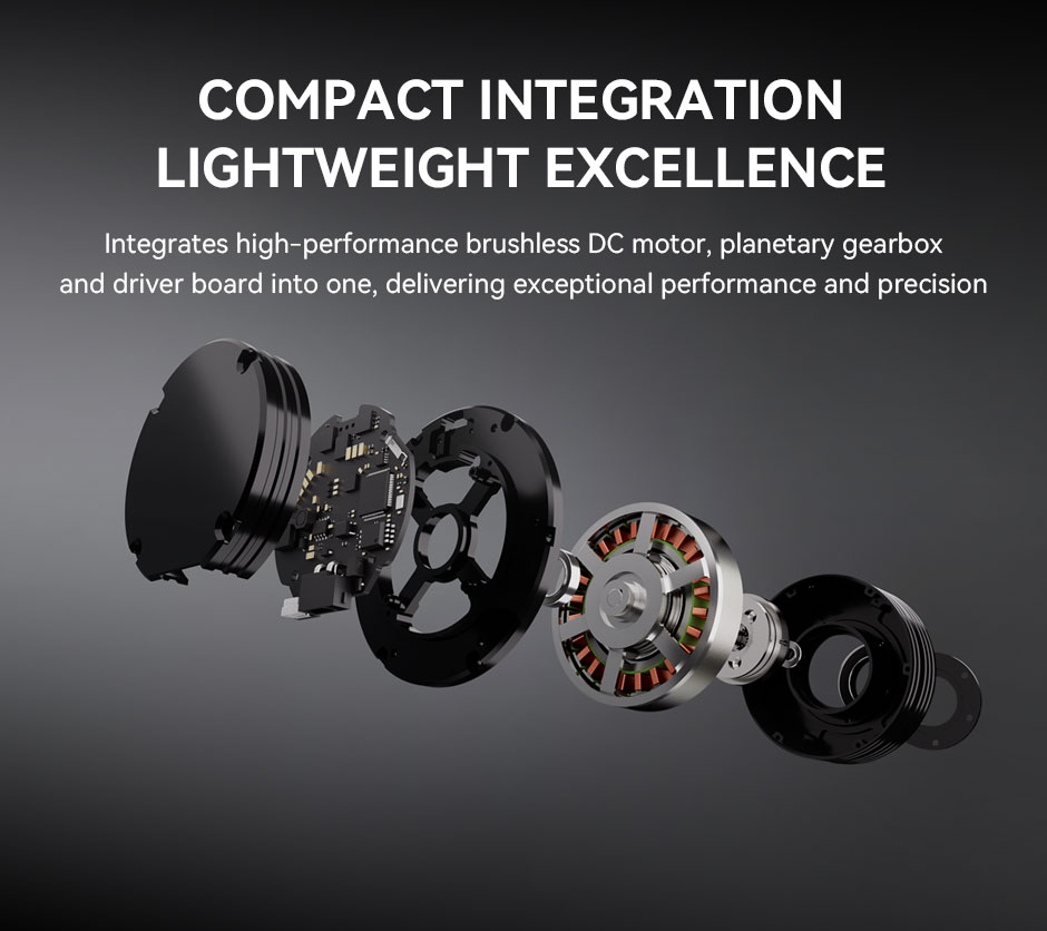 CubeMars AK60-6 V3.0 KV80 BLDC Motor for Robot with V3.0 Driver Board ...