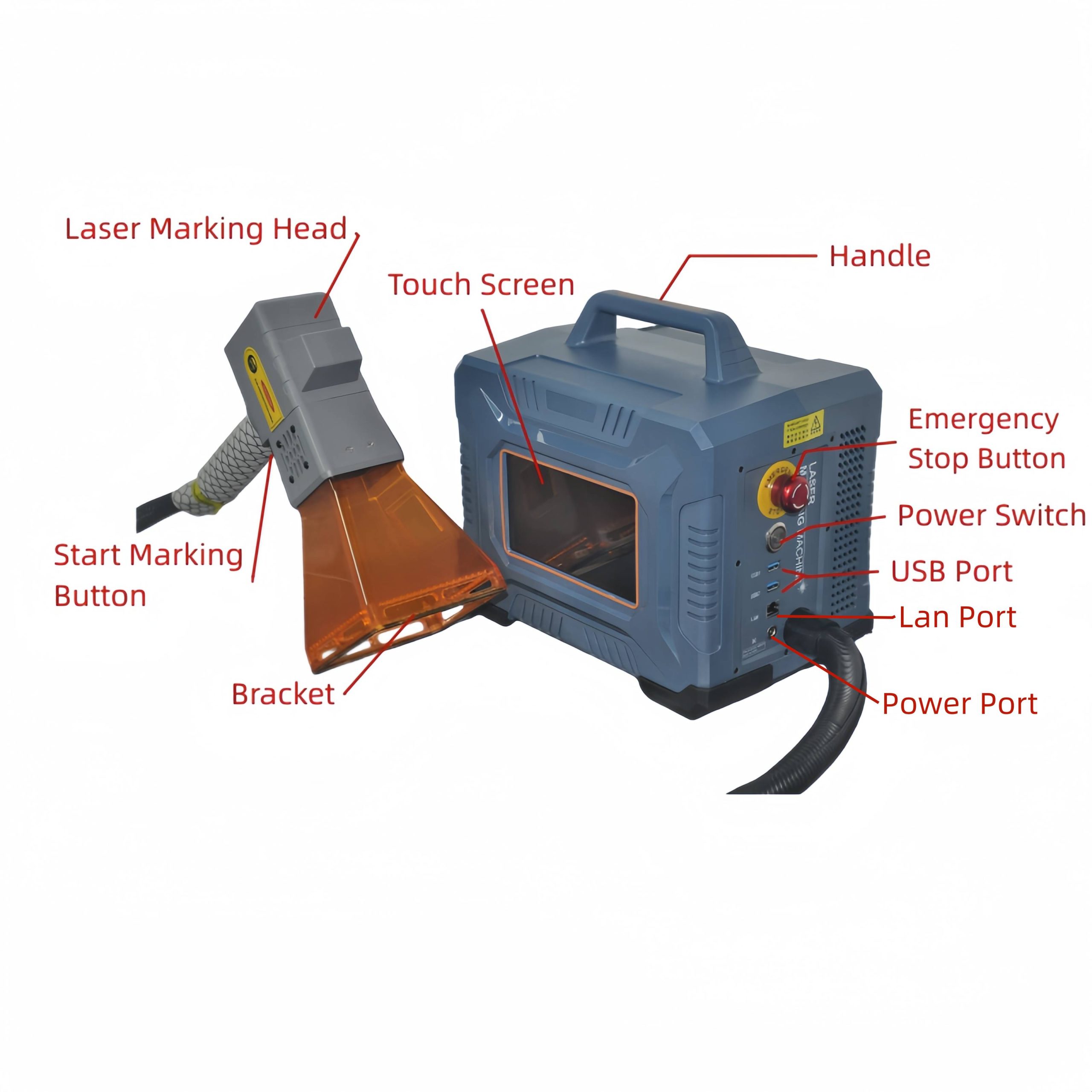 HeatSign 30W Portable Handheld Laser Engraving Machine – Oz Robotics