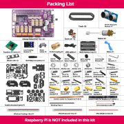 Adeept RaspTank Smart Robot Car Kit for Raspberry Pi 4/3B/3B+(Board Not ...