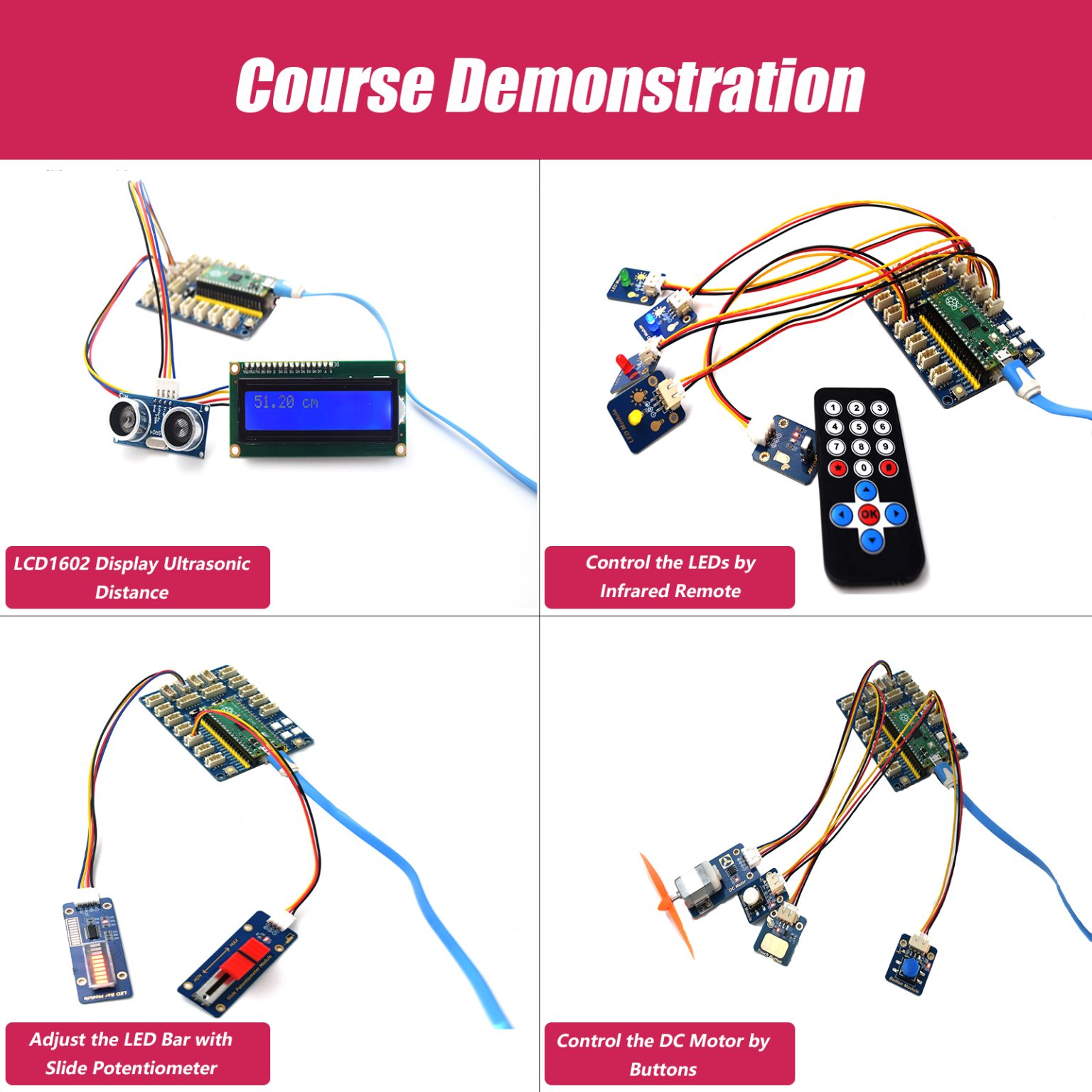Adeept Ultimate Sensor Kit for Raspberry Pi Pico (Included) with 35 Sensor Modules – Oz Robotics
