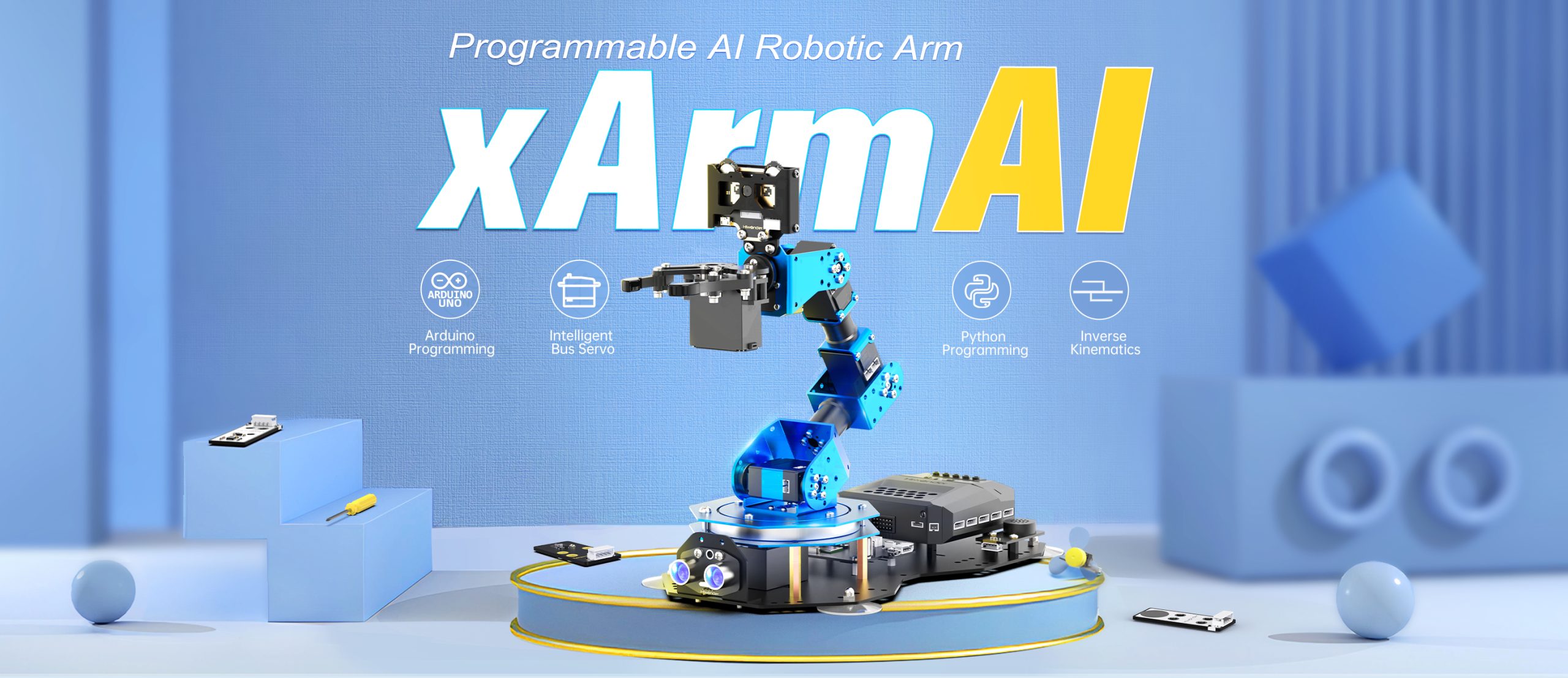 Hiwonder xArm AI Programmable Robot Arm with AI Vision and Voice ...