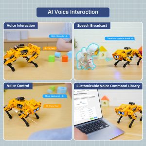 Hiwonder MechDog Pro Open-Source AI Robot Dog with Robotic Arm, IoT, AI ...