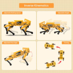 Hiwonder MechDog Pro Open-Source AI Robot Dog with Robotic Arm, IoT, AI ...