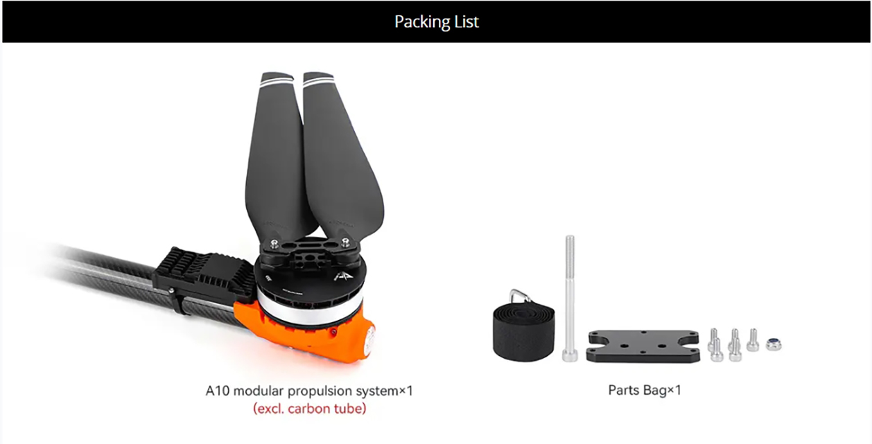 LIGPOWER A10 Modular Propulsion System A10 Motor FOC 100A ESC 34 ...