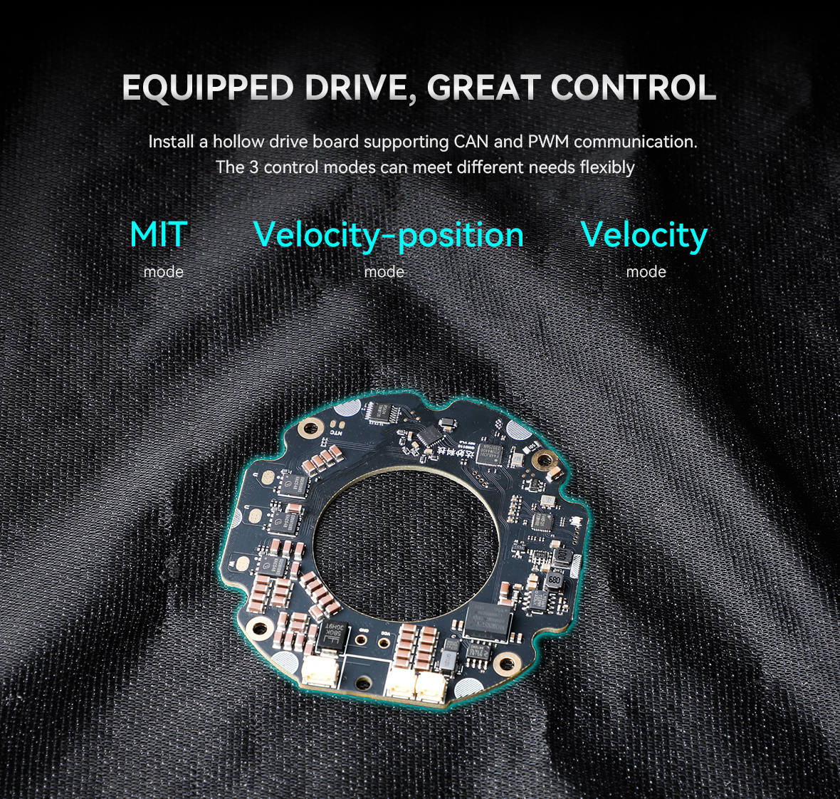 CubeMars GL60II KV28 BLDC Motor with Driver Board Hall Sensor for ...