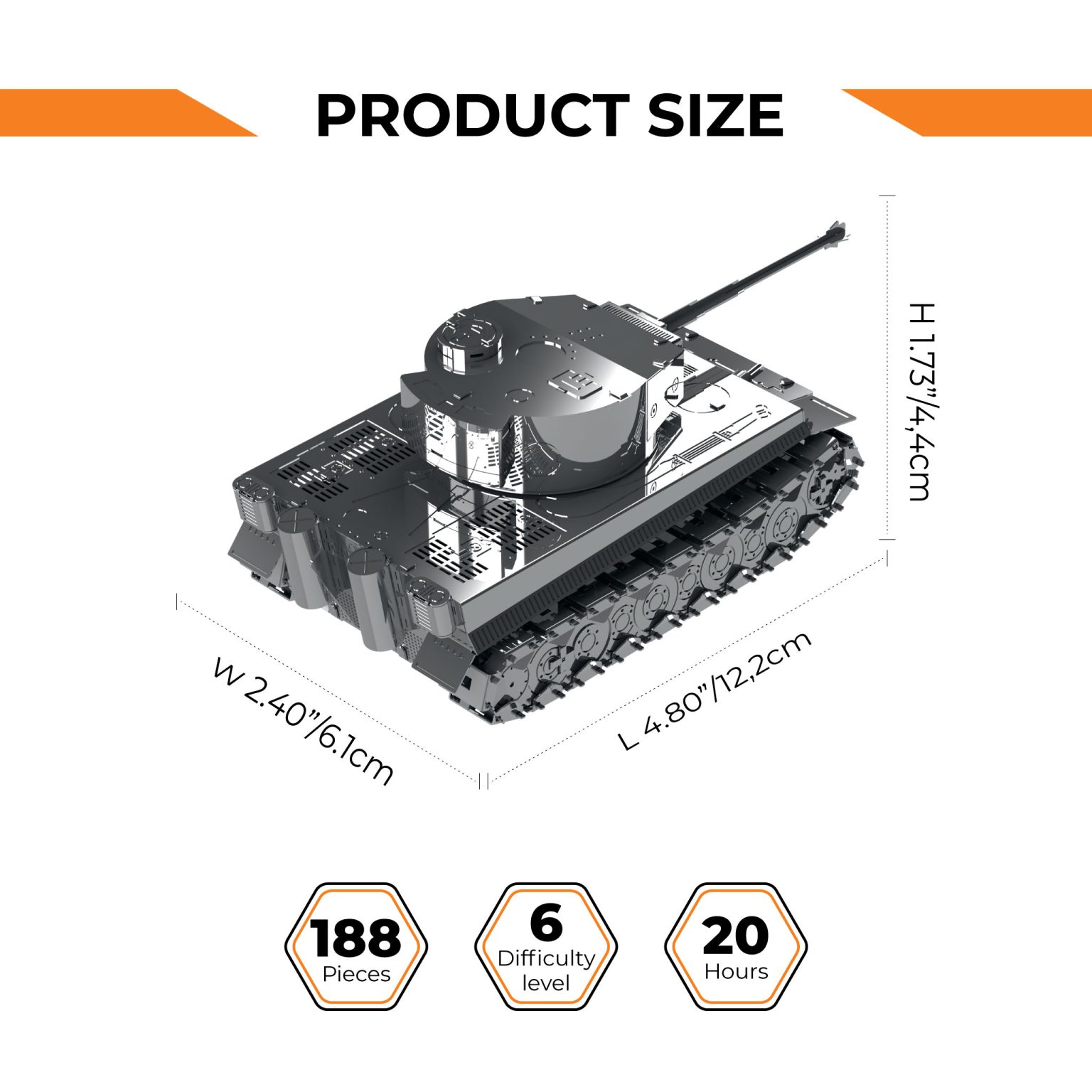 Ponderous Panzer Mechanical Model DIY Kit “World of Tanks” – Oz Robotics