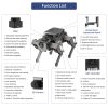 ROSPug Quadruped Bionic Robot Dog Powered by Jetson Nano ROS Open Source Python Programming – Oz ...