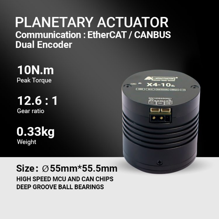 Planetary Actuator DC Motor RMD-X4-10 Crossed Roller Bearing Robot ...