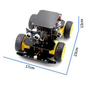 Adeept 4WD Smart Car Kit for Raspberry Pi 5/4B/3B/3B+ (Board Not ...