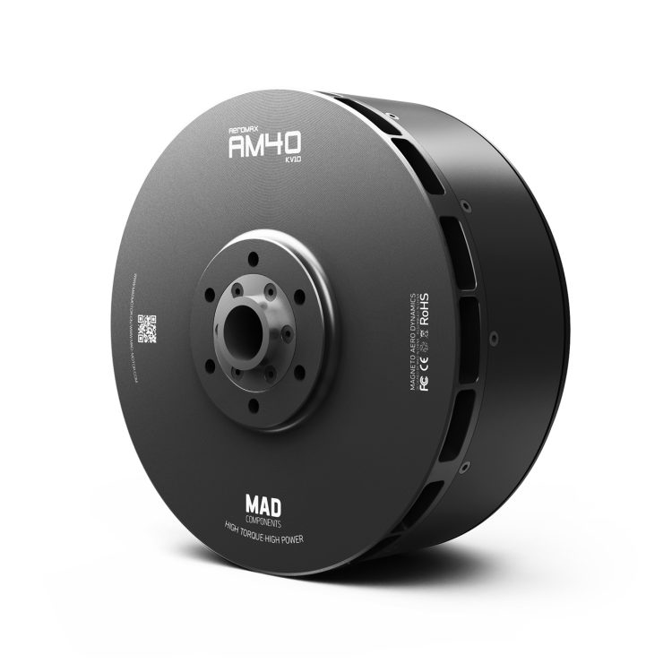 MAD AM40 Heavy-Lift Drone Motor with Temperature Sensor and Encoder to ...