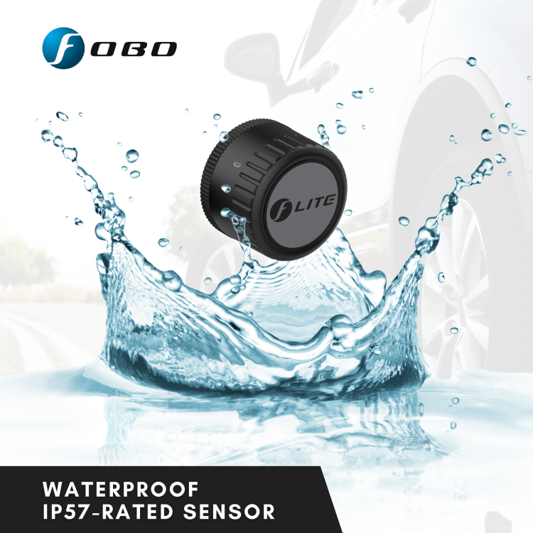 FOBO TIRE LITE Wireless Tire Pressure Monitoring System for Cars with ...
