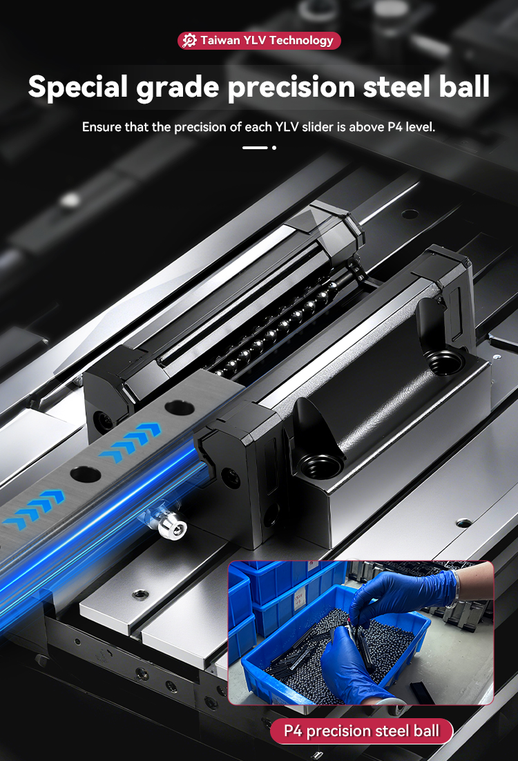 DTX-LG Precision Roller Linear Guide Bearing Steel for CNC Lathes – Oz ...
