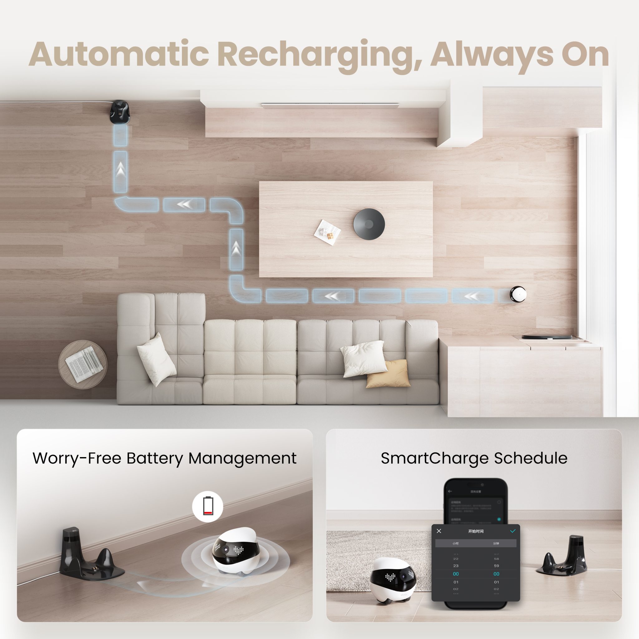 Enabot EBO Air 2 FamilyBot Jay Blue – Oz Robotics