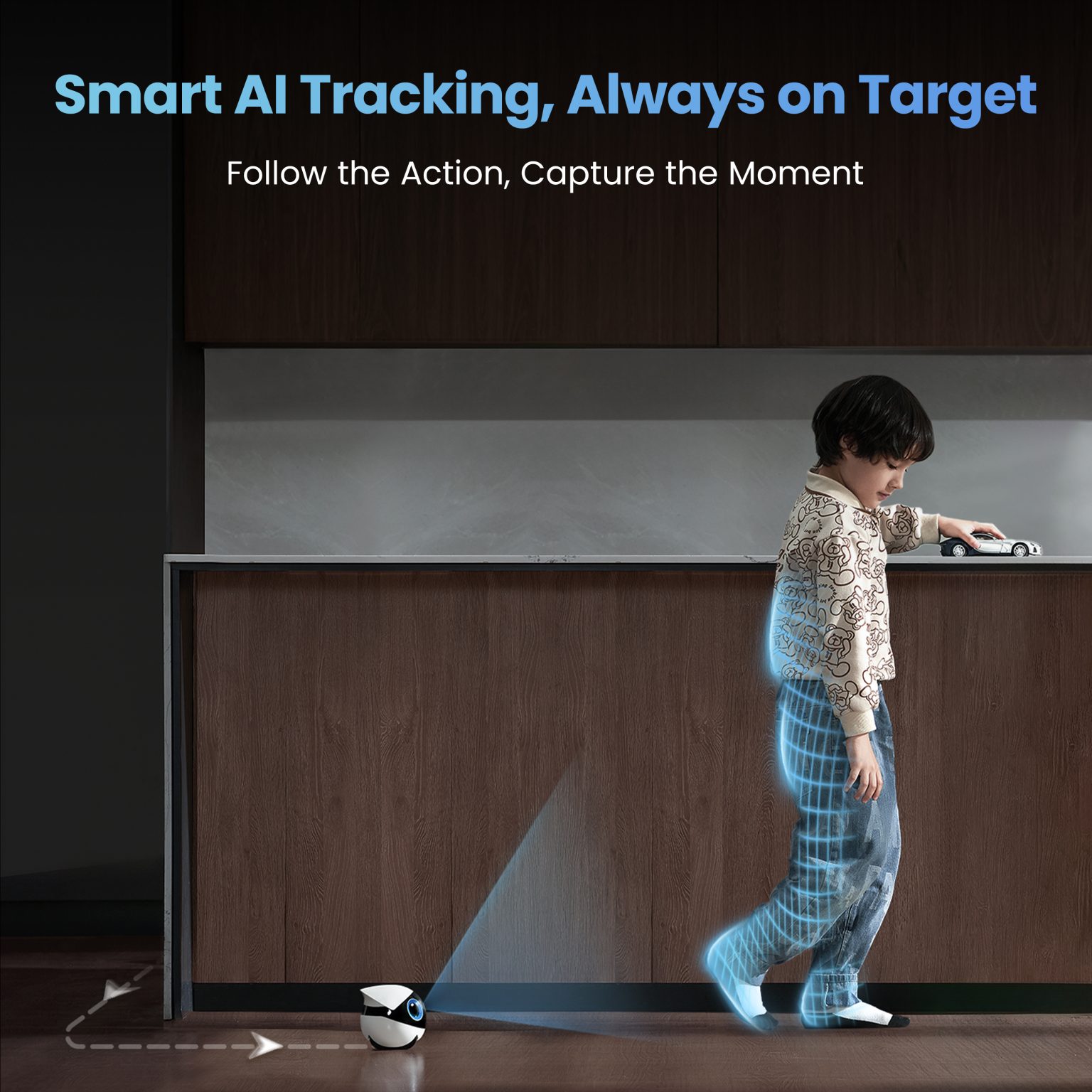 Enabot EBO Air 2 Plus FamilyBot Orbit Grey – Oz Robotics