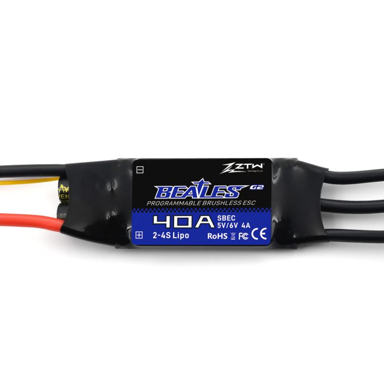 ZTW Speed Control for RC Airplane Aircraft Fixed-Wing Beatles G2 40A ...