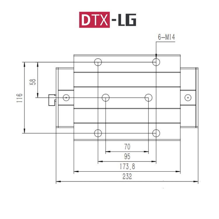 DTX-LG Roller Linear Guides Sliders SRW55HC interchangeable with Hiwin ...